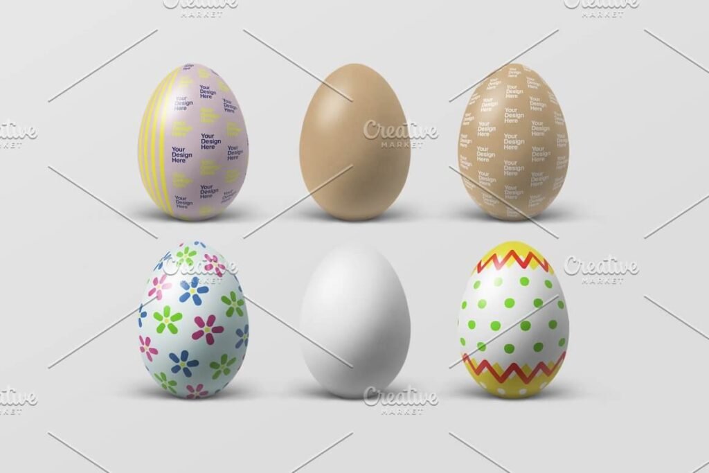 27+ Beautiful Easter Egg Mockup PSD Templates - Mockup Den