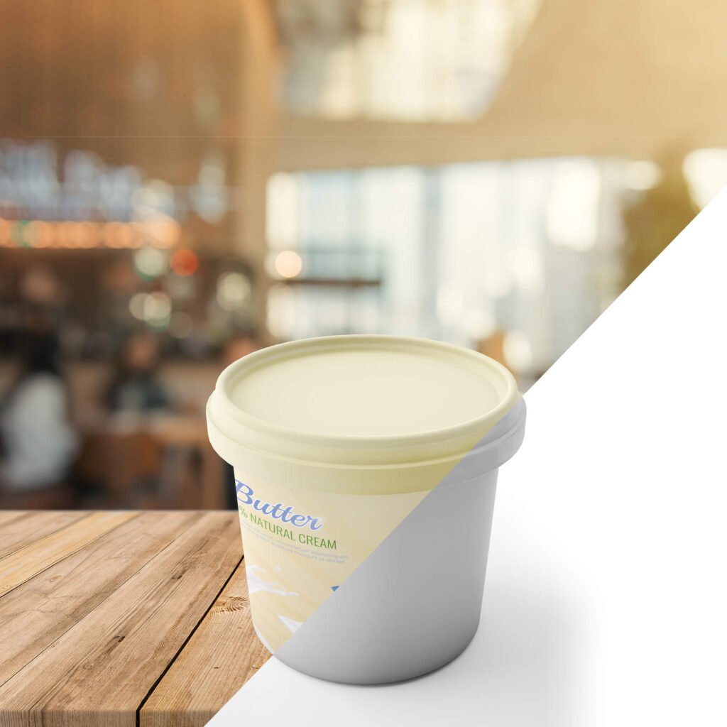 Free Butter Mockup PSD Template