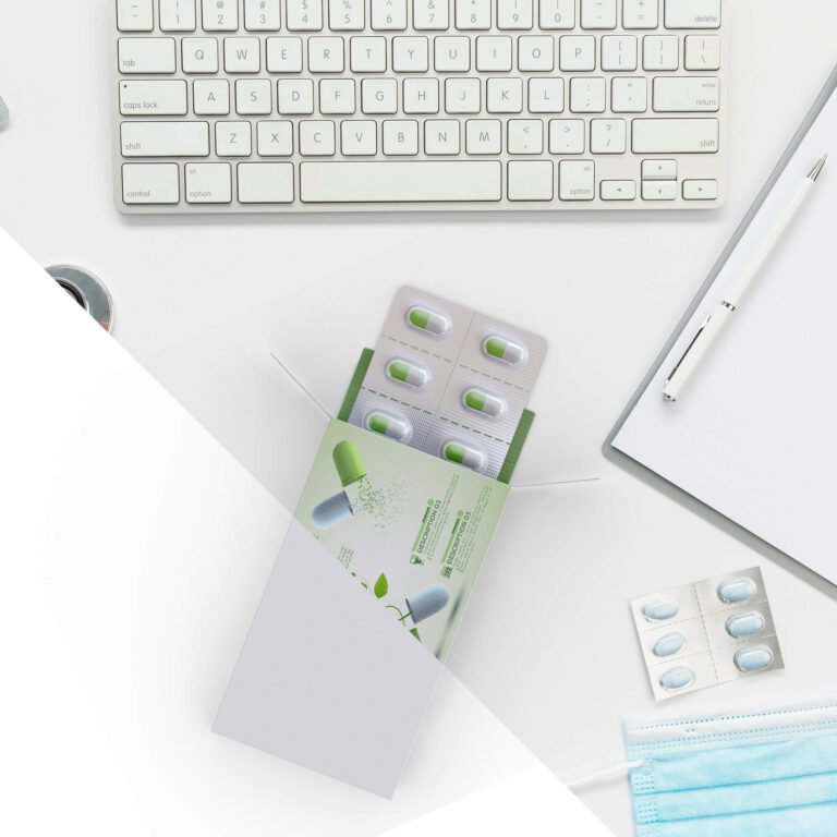 Free Medical Packaging Mockup PSD Template - Mockup Den