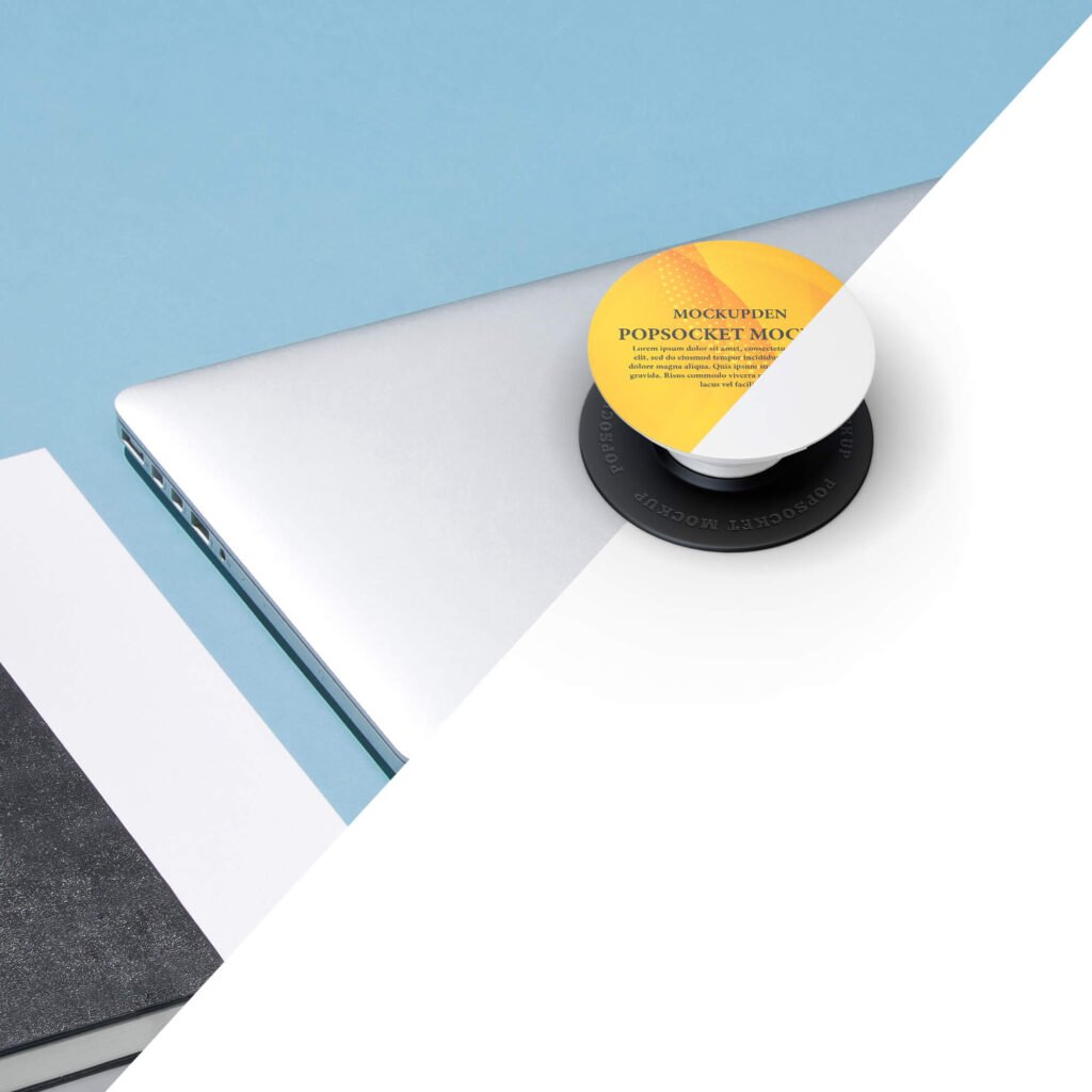 Free Popsocket Mockup PSD Template