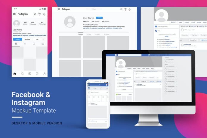39+ Catchy Facebook Header Mockup PSD Templates - Mockup Den