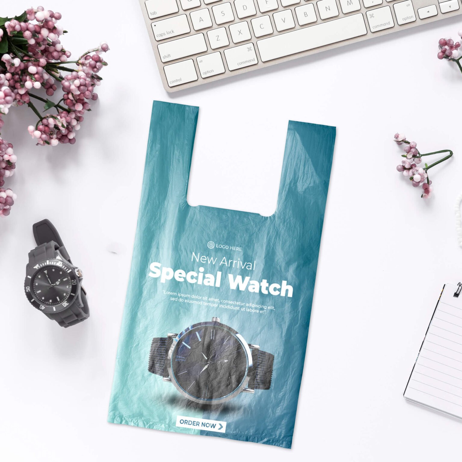 Free Carrier Bag Mockup PSD Template - Mockup Den