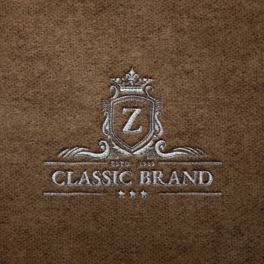 Free Embroidered Logo Mockup