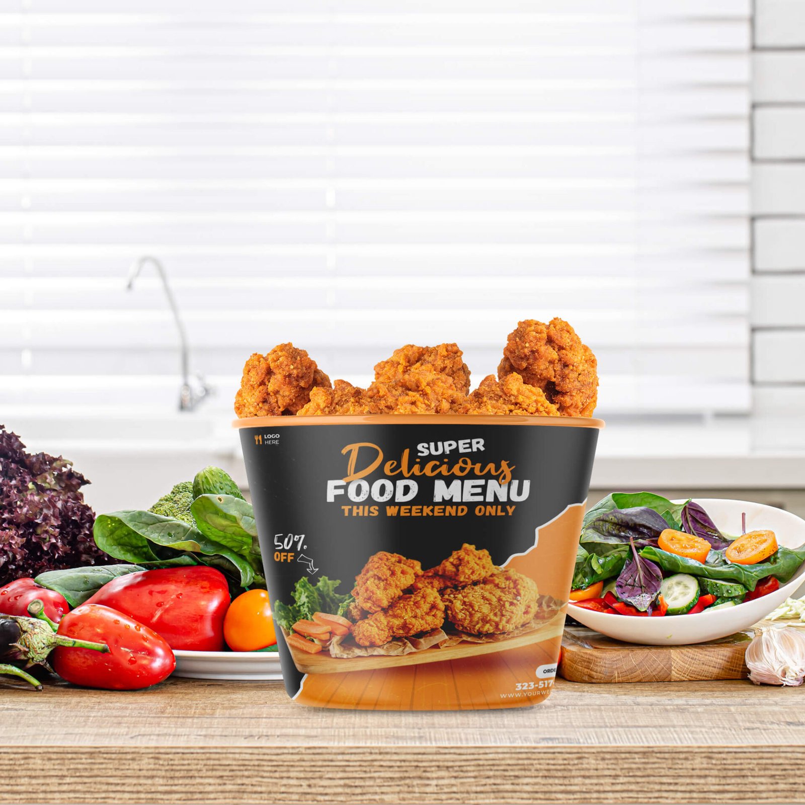 25+Best Bucket Mockup PSD Templates | FREE & Premium Designs