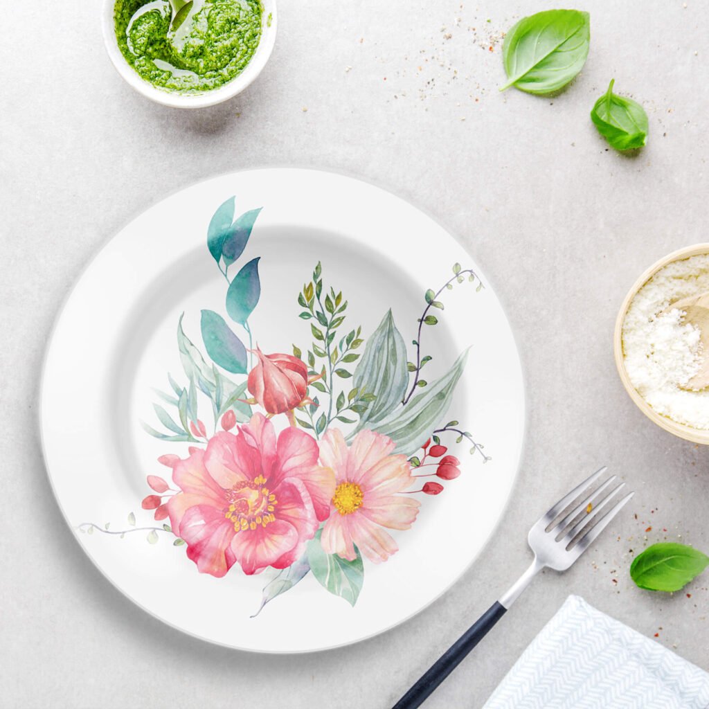 20+ Free Creative Plate Mockups | Ceramic, Metal, Glass PSD