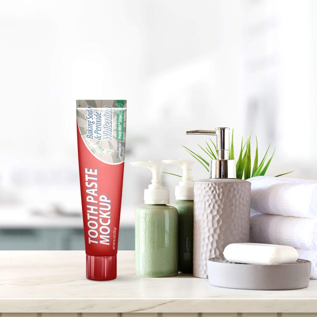25+ Brandable Tooth Paste Mockup Packaging PSD Templates