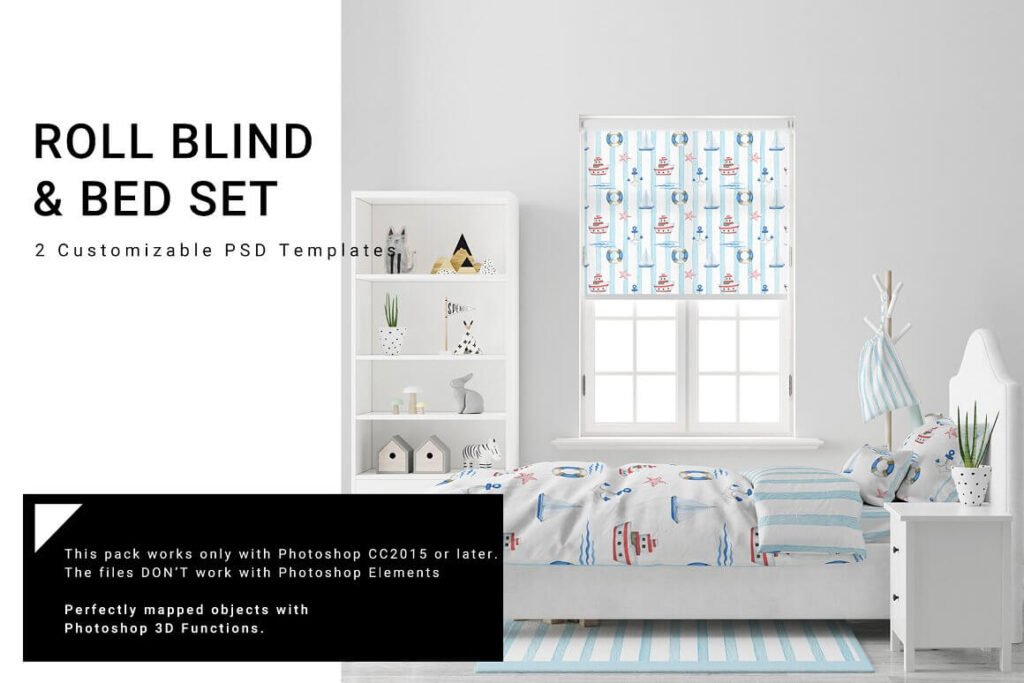27+ Cute Kids Room Mockup PSD Templates - Mockup Den