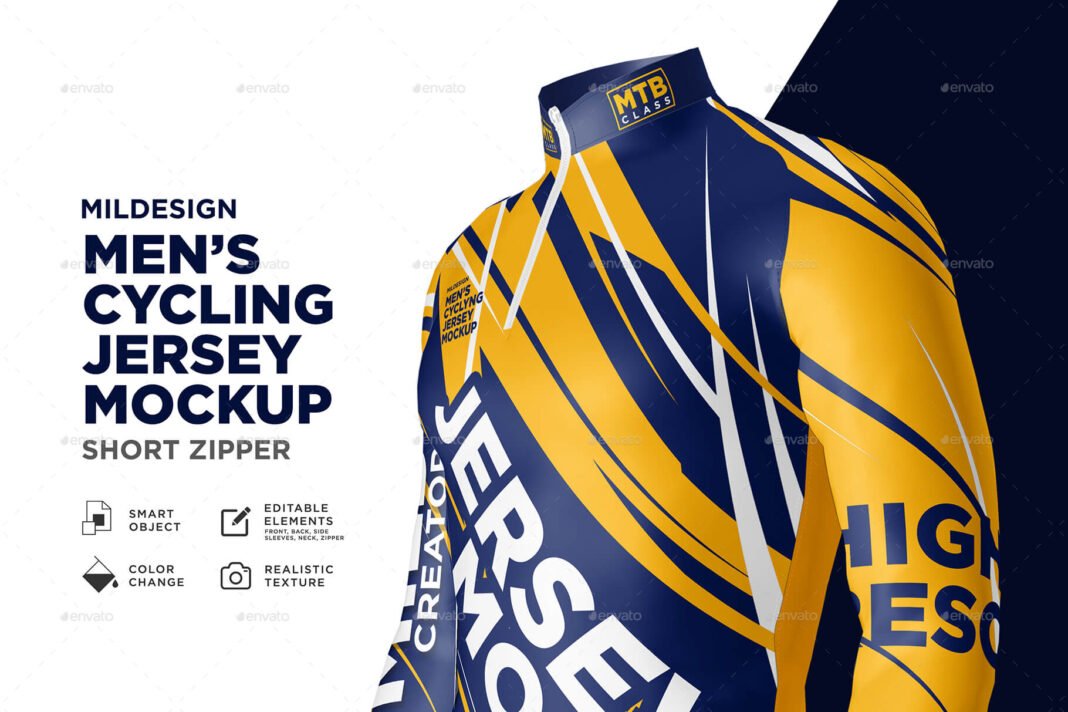 20+ Best Cycling Jersey Mockup PSD Templates - Mockup Den