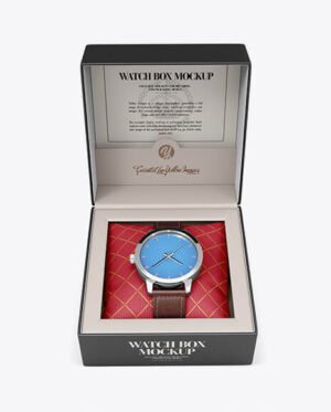 11+ Innovative Watch Box Mockup PSD Templates - Mockup Den