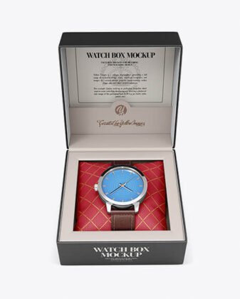 11+ Innovative Watch Box Mockup PSD Templates - Mockup Den