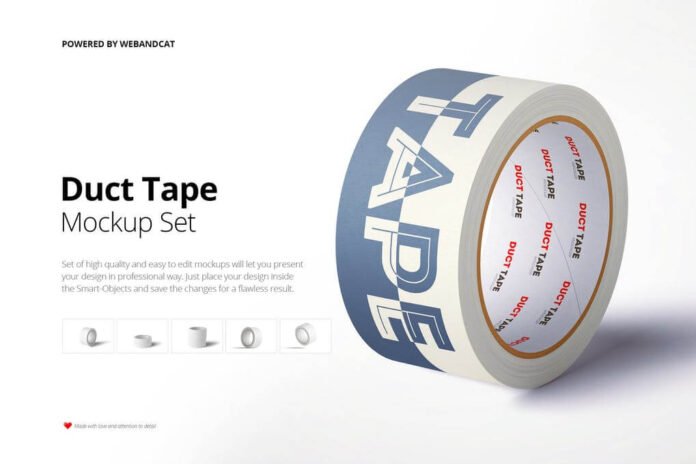 37+ Brand New Packing Tape Mockup Collection