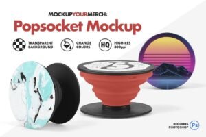 18+ Best Popsocket Mockup PSD Templates ( FREE & Premium)