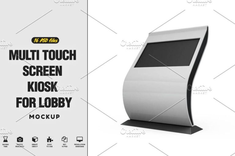 27+ Best Promotional Kiosk Mockup PSD Templates - Mockup Den