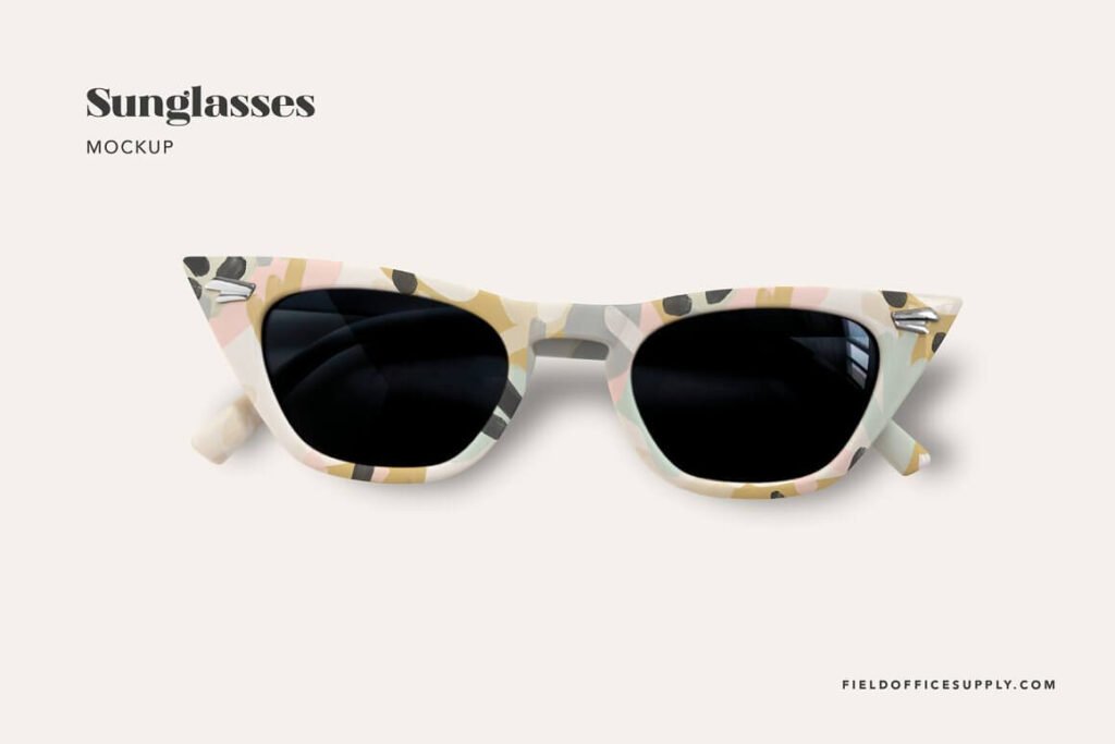 27+ Beautiful Sunglasses Mockup PSD Templates - Mockup Den