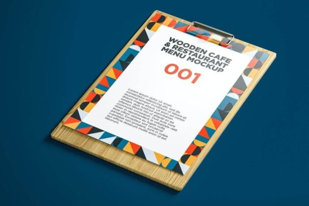 21+ Exclusive Menu Book Mockup PSD Templates - Mockup Den