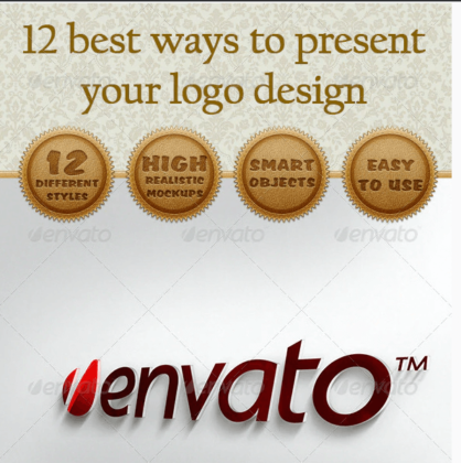 27+ Unique Logo Presentation Mockup PSD Templates