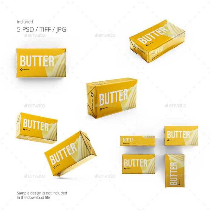 18+ Best Butter Mockup PSD Templates - Mockup Den