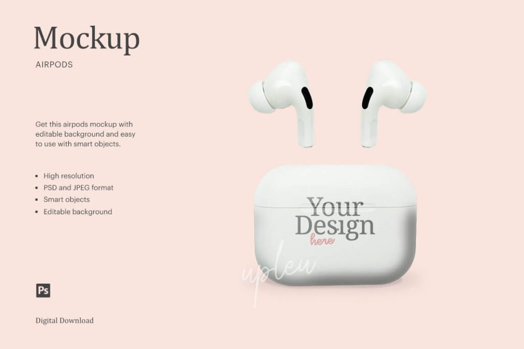21+ Best FREE Airpods Case Mockup PSD Templates - Mockupden
