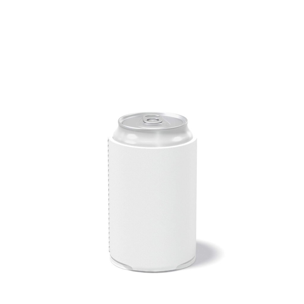Free Can Cooler Mockup PSD
