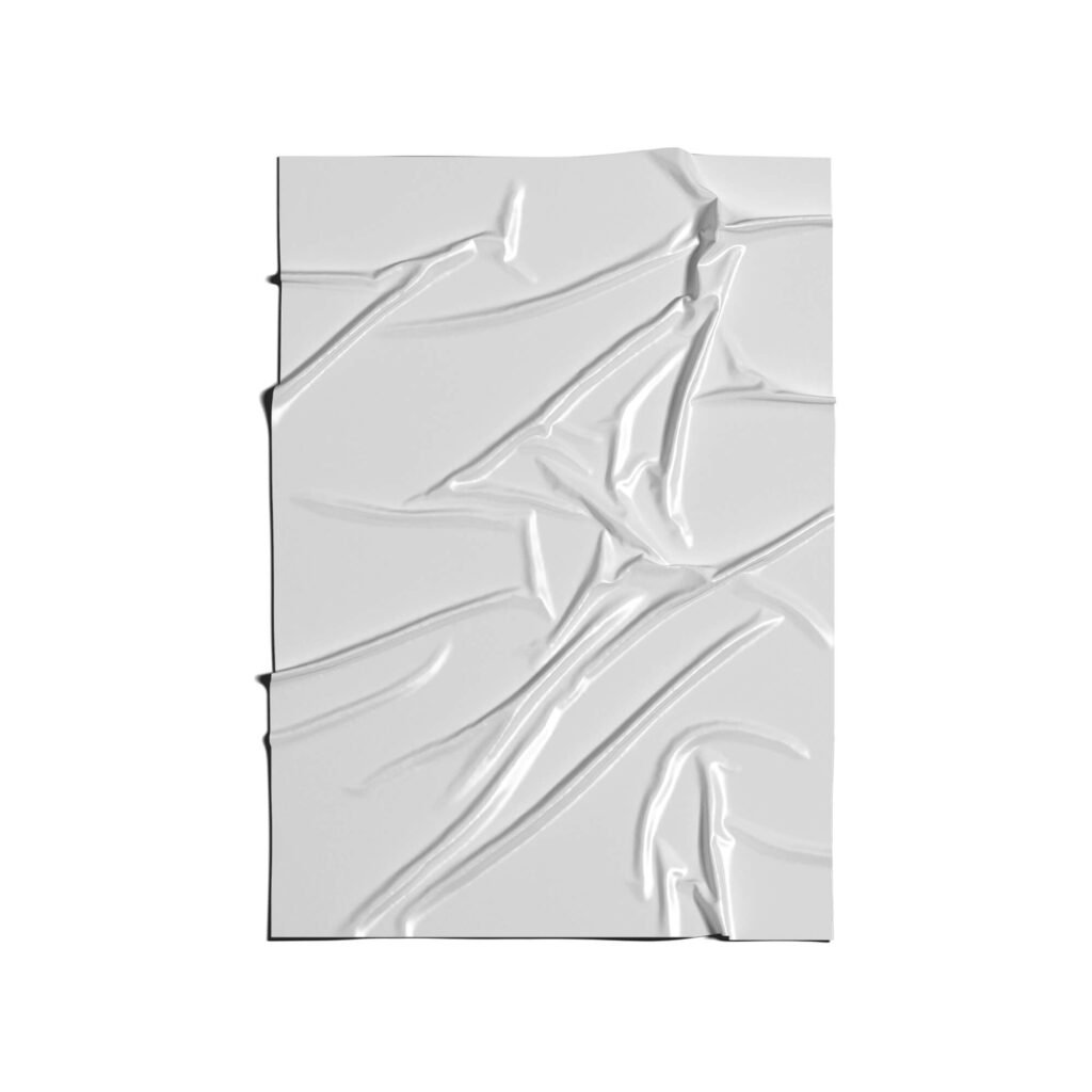 Free Crumpled Paper Mockup PSD