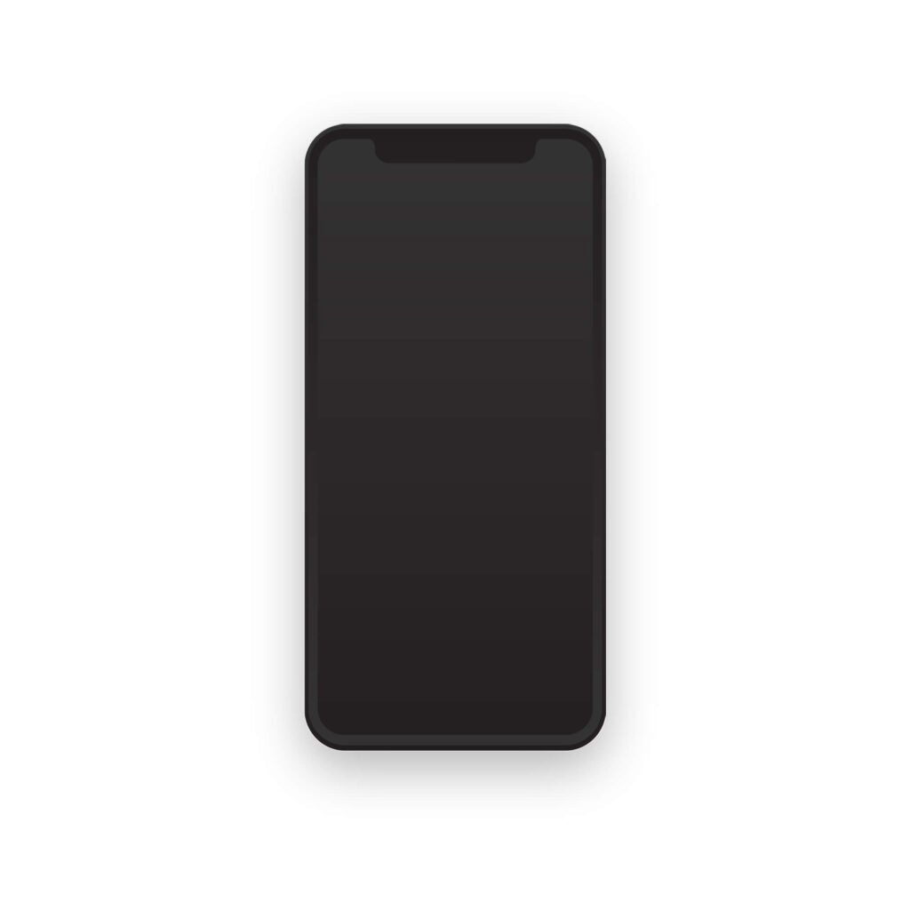 Free Flat iPhone Mockup PSD