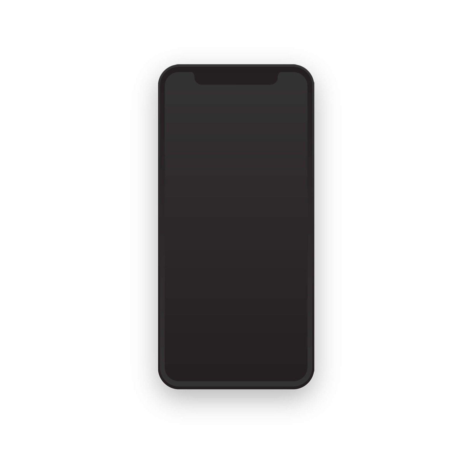 Free Flat iPhone Mockup PSD