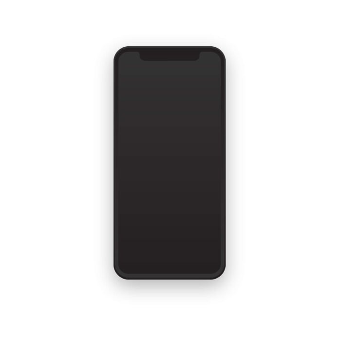 Free Flat iPhone Mockup PSD