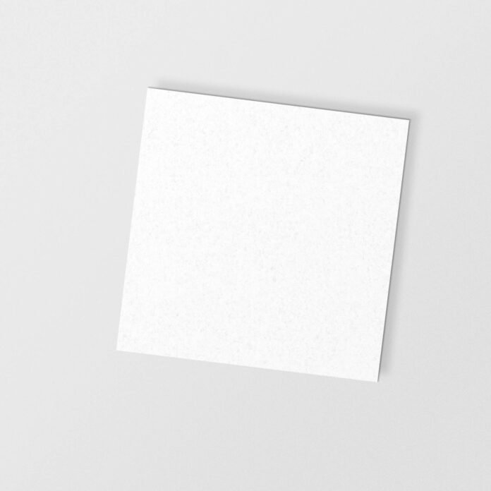 Free Square Card Mockup PSD