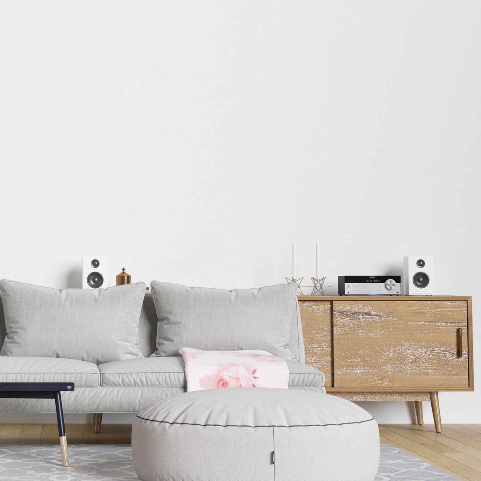 Free Wallpaper Mockup PSD