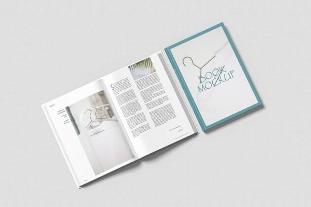 22+ Best Book Page Mockup PSD Templates - Mockup Den