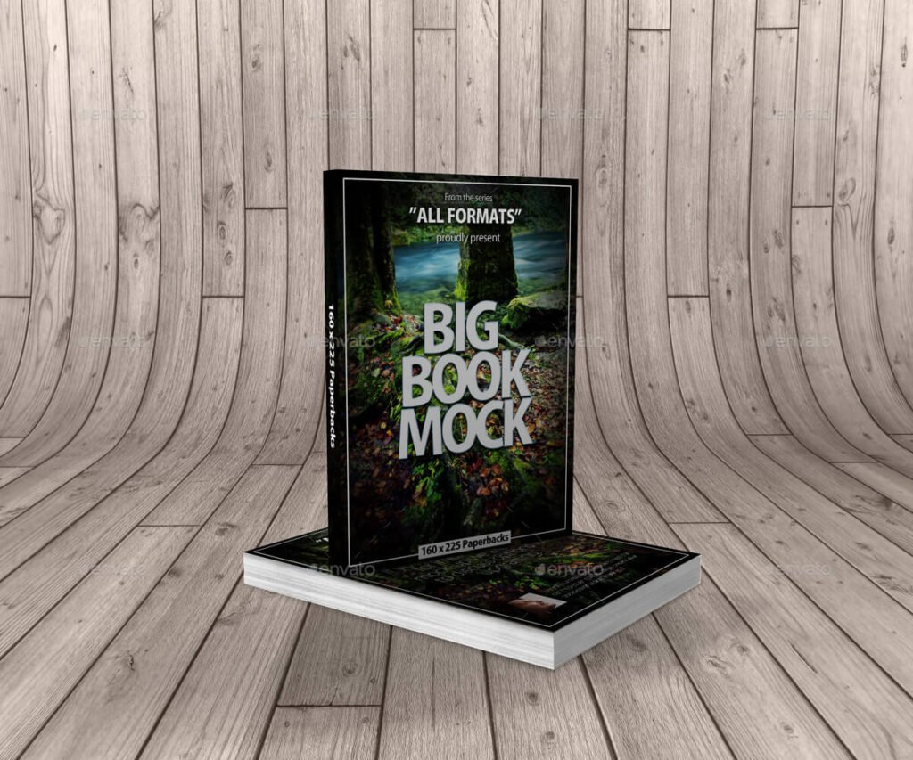 27+Best Paperback Book Mockup PSD Templates - Mockup Den