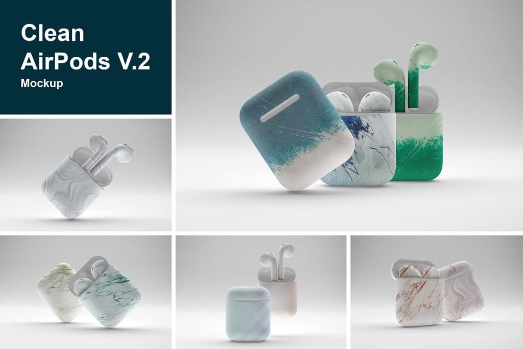 21+ Best FREE Airpods Case Mockup PSD Templates - Mockupden
