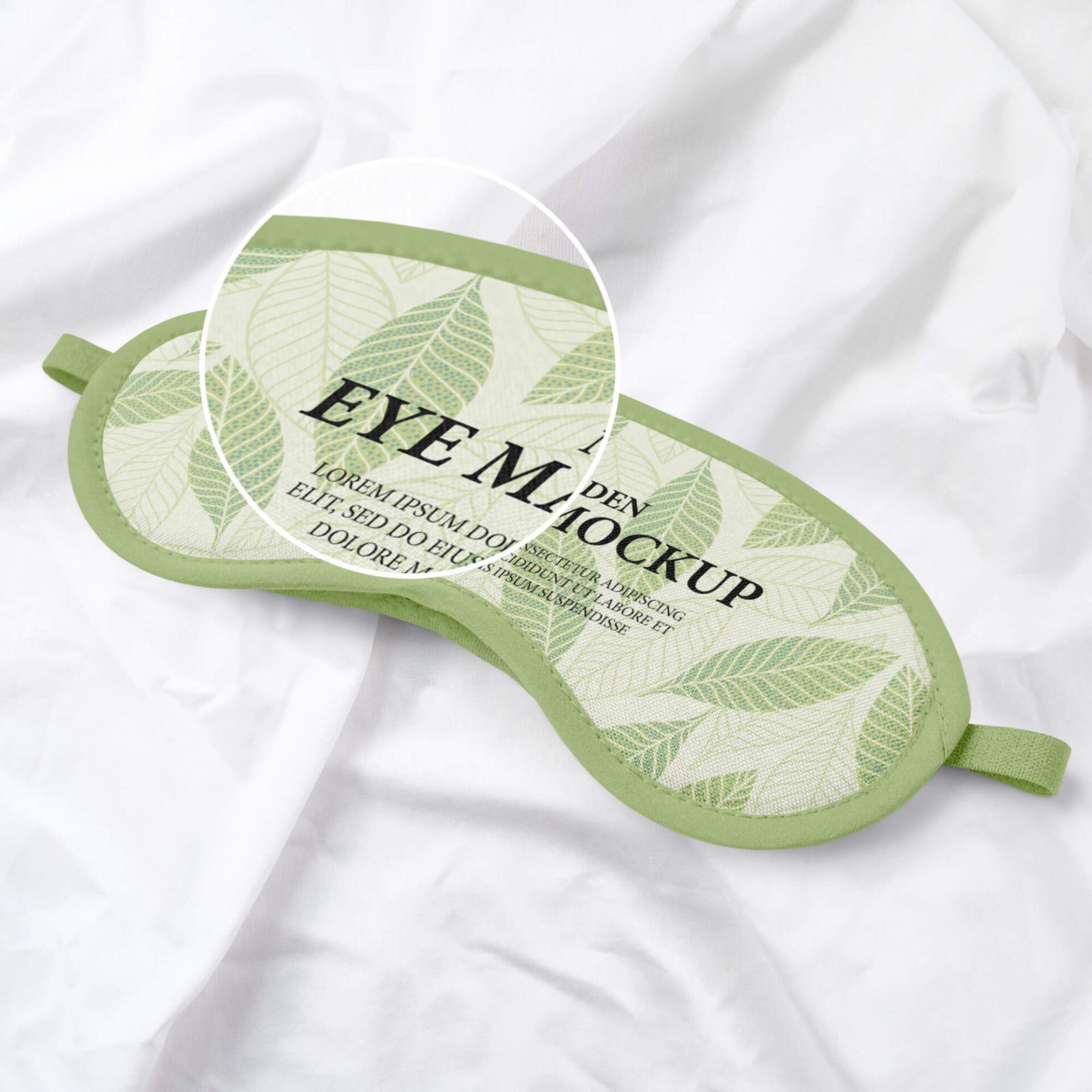 Free Eye Mask Mockup PSD Template - Mockup Den