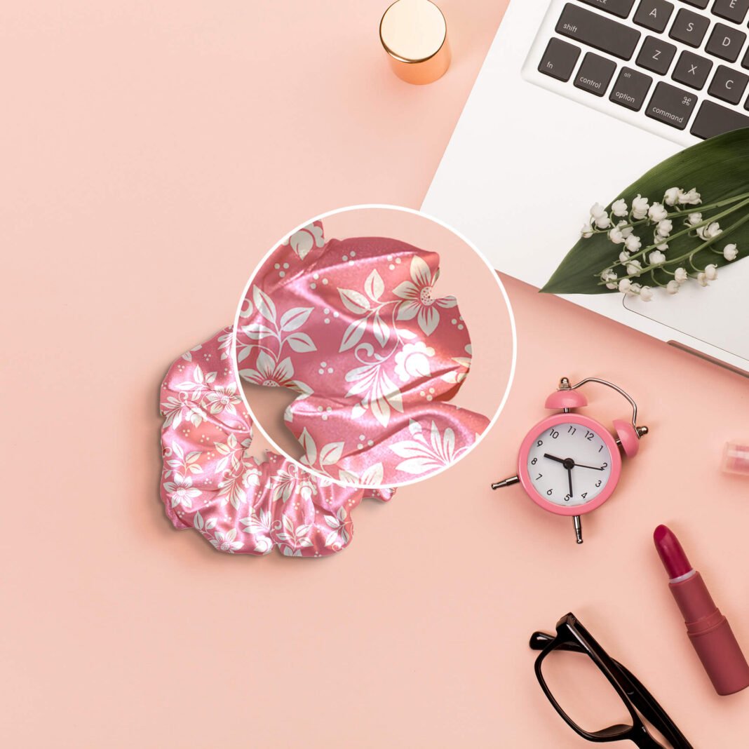 Free Scrunchie Mockup PSD Template - Mockup Den