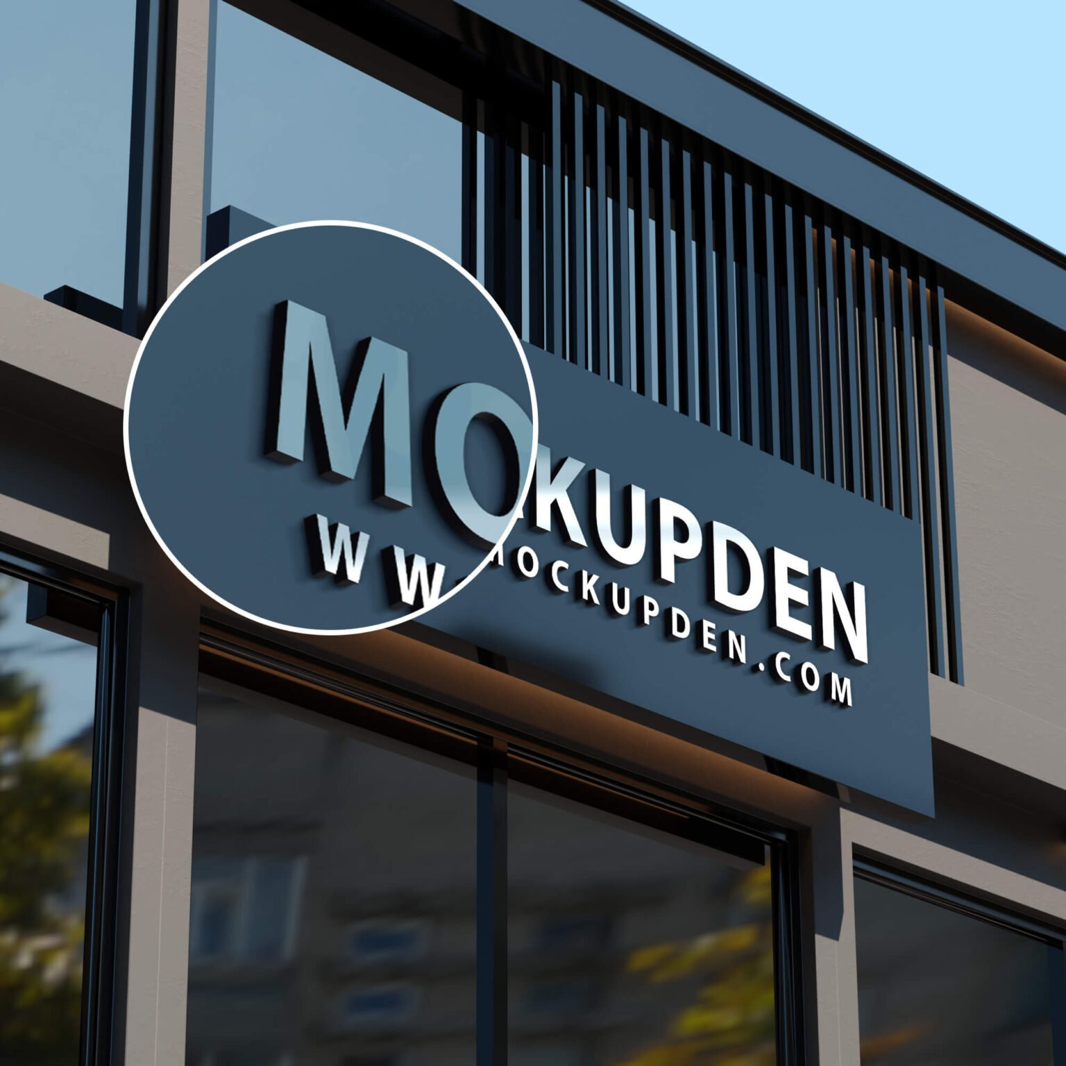 Free Shop Front Mockup PSD Template - Mockup Den