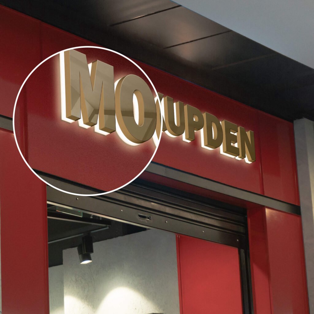 Free Shop Sign Mockup PSD