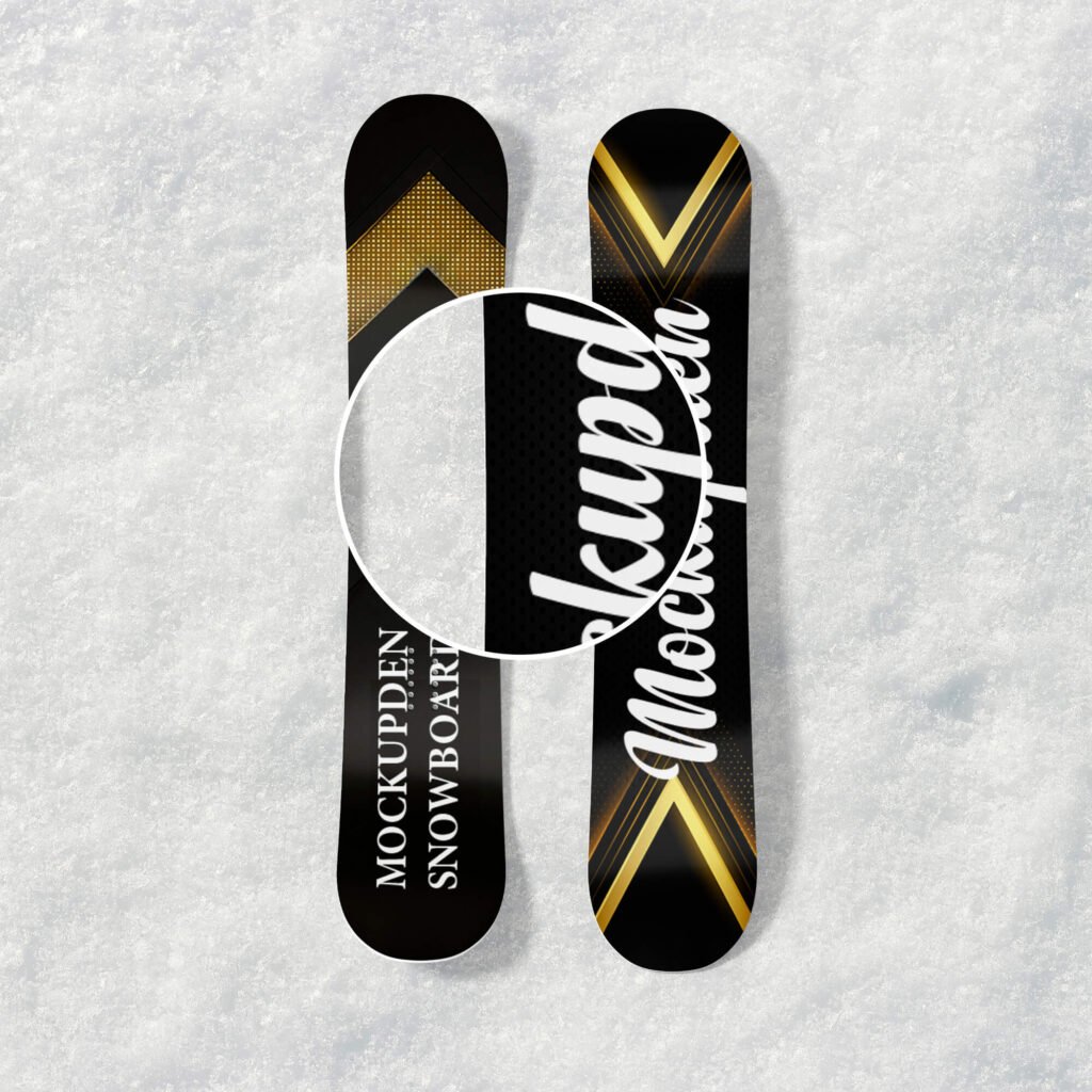 Free Snowboard Mockup PSD