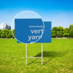 Free Vertical Yard Sign Mockup