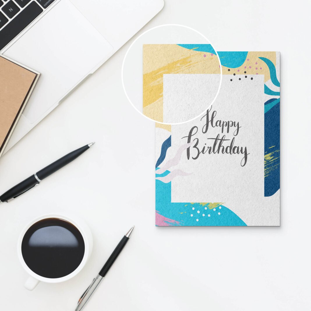 Free Wish Card Mockup PSD | Mockup Den