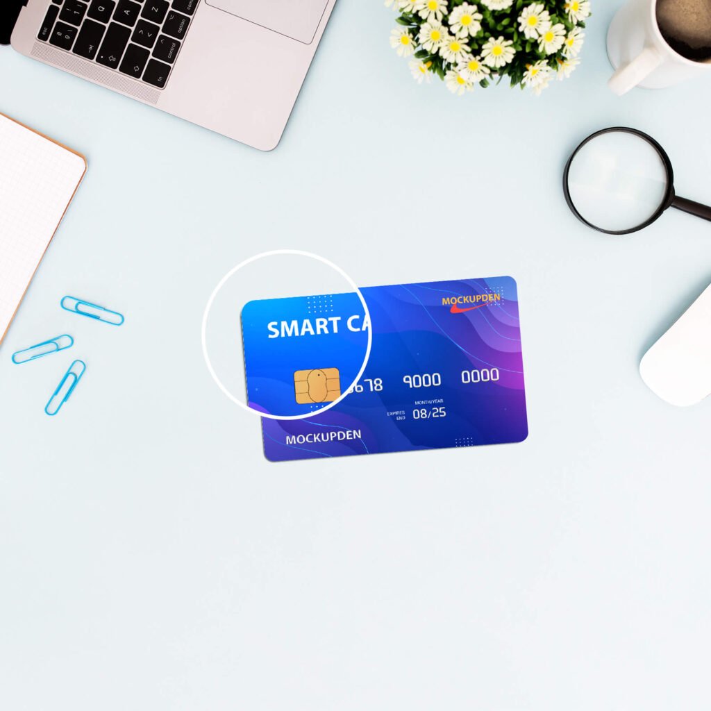 Free Smart Card Mockup PSD