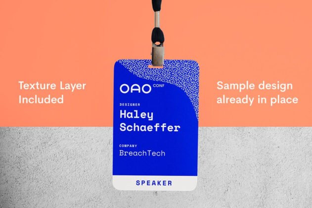 21+ Best Name Tag Mockup PSD Templates - Mockup Den