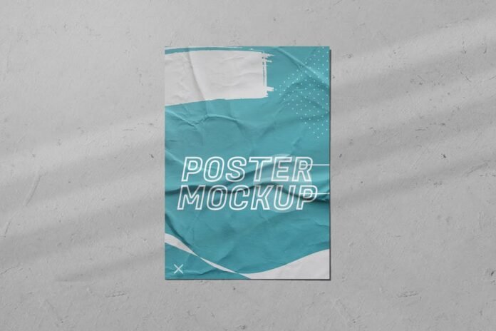 24+ Useful Crumpled Paper Mockup PSD Templates