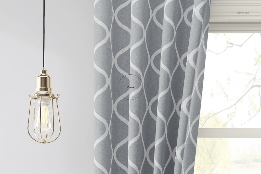 21+ Unique Designer Curtain Mockup PSD Templates - MockupDen