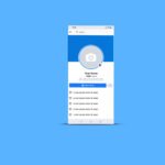 Free Facebook Profile Mockup On Phone PSD Template