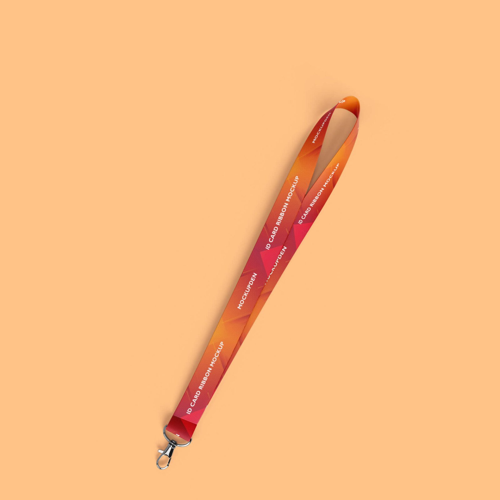 Free Id Card Ribbon Mockup PSD Template - Mockup Den