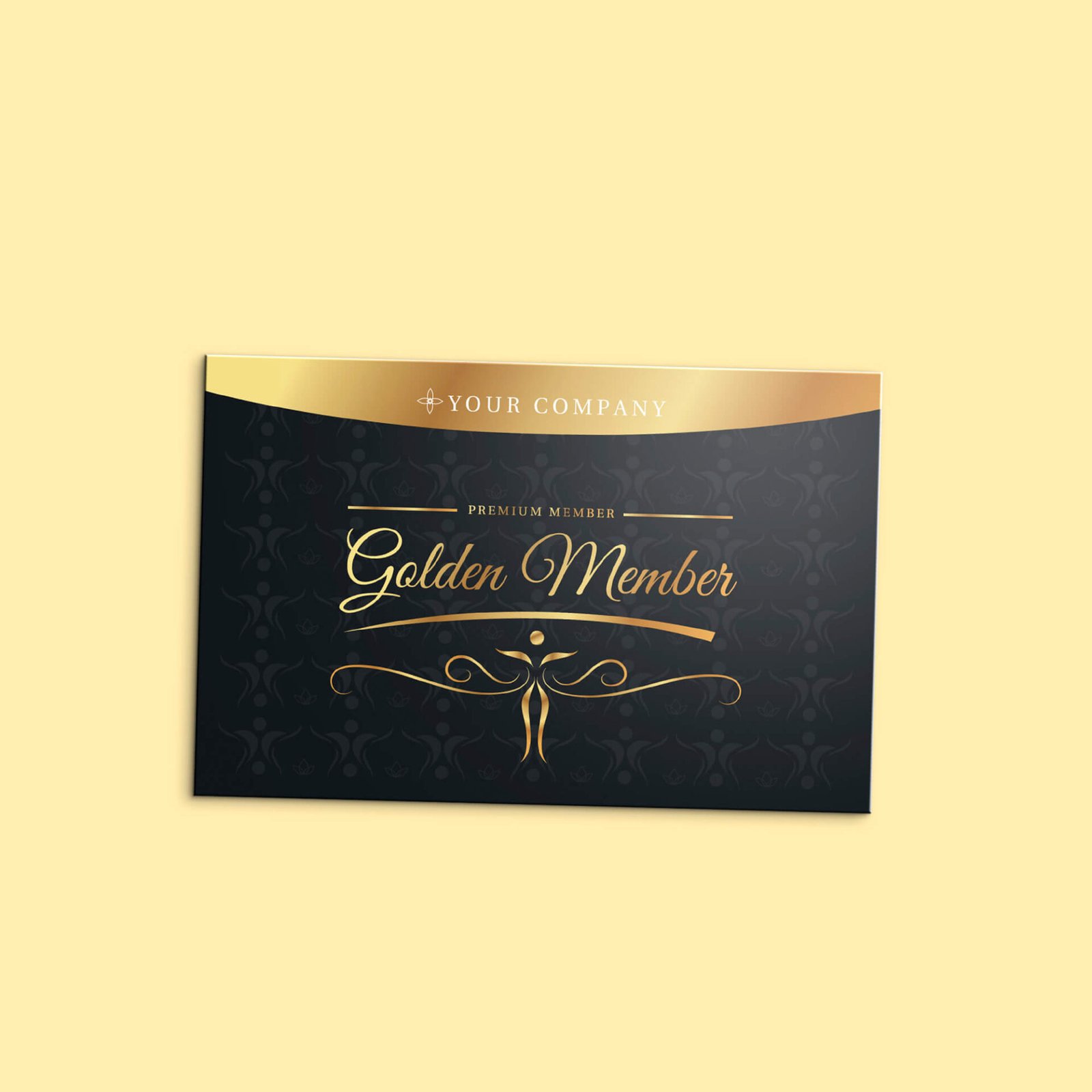 Free Membership Card Mockup PSD