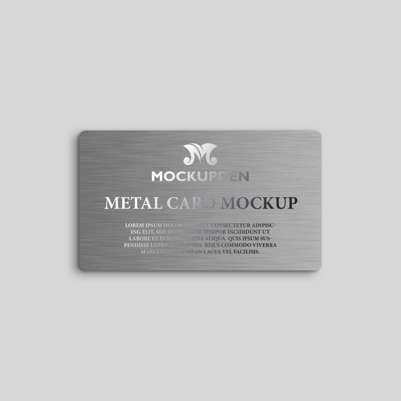 Free Metal Card Mockup PSD Template - Mockup Den