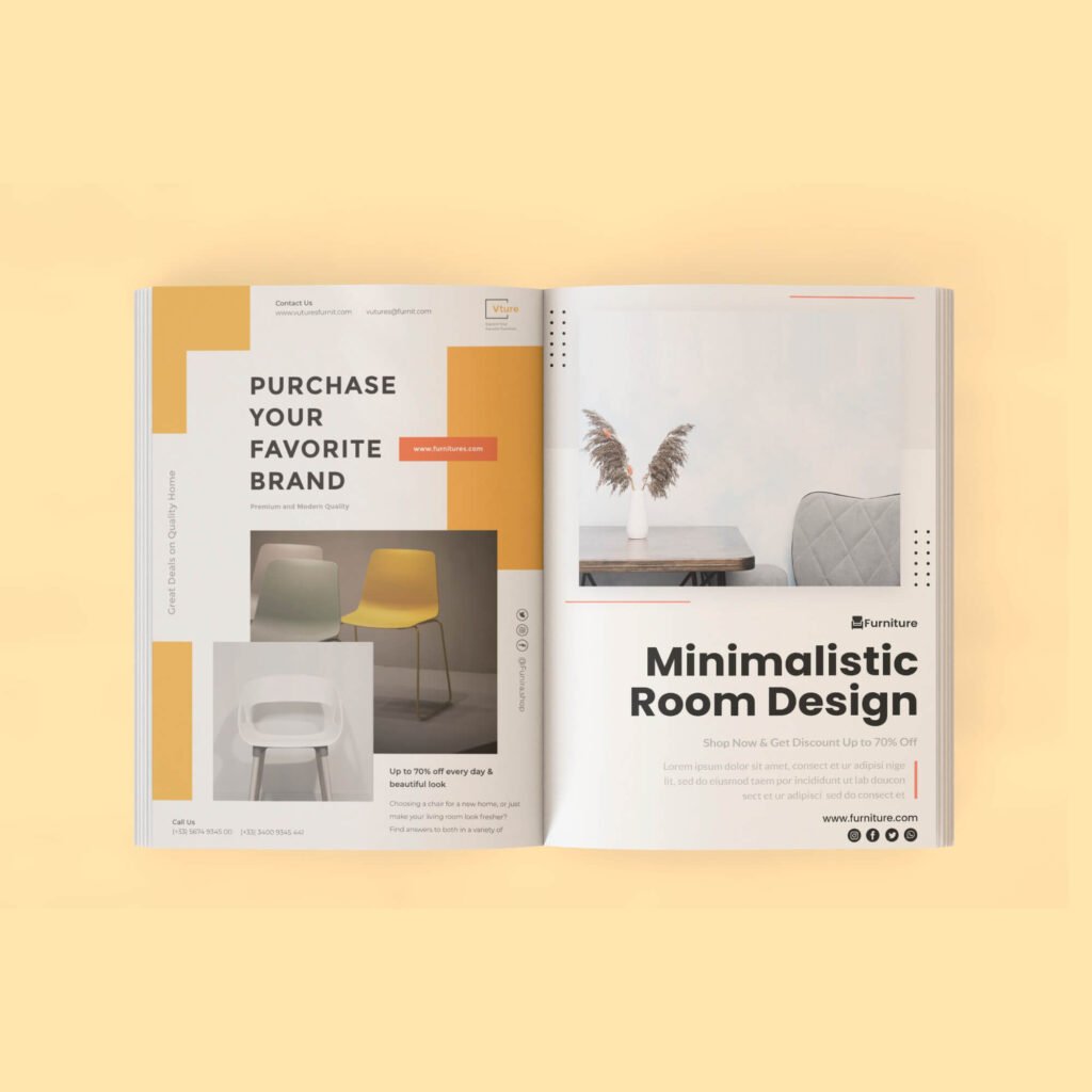 Free Open Book Mockup PSD Template - Mockup Den