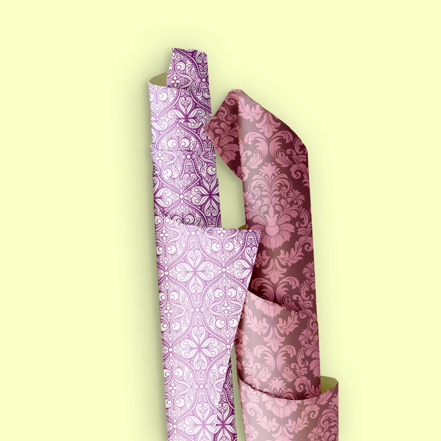 Free Paper Roll Mockup PSD...