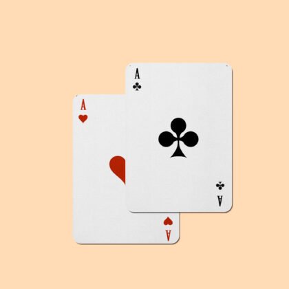 Free Poker Card Mockup PSD